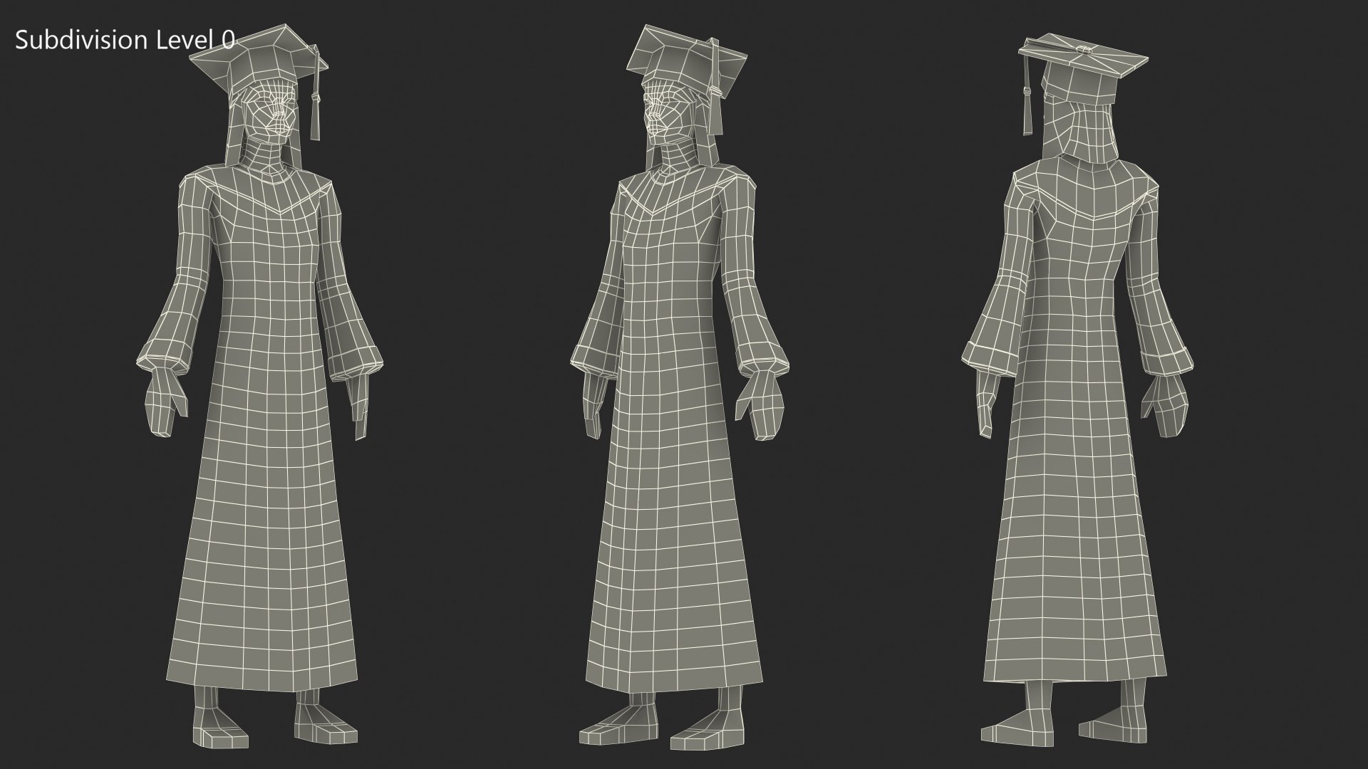 Low Poly Student 3D model - TurboSquid 2183351