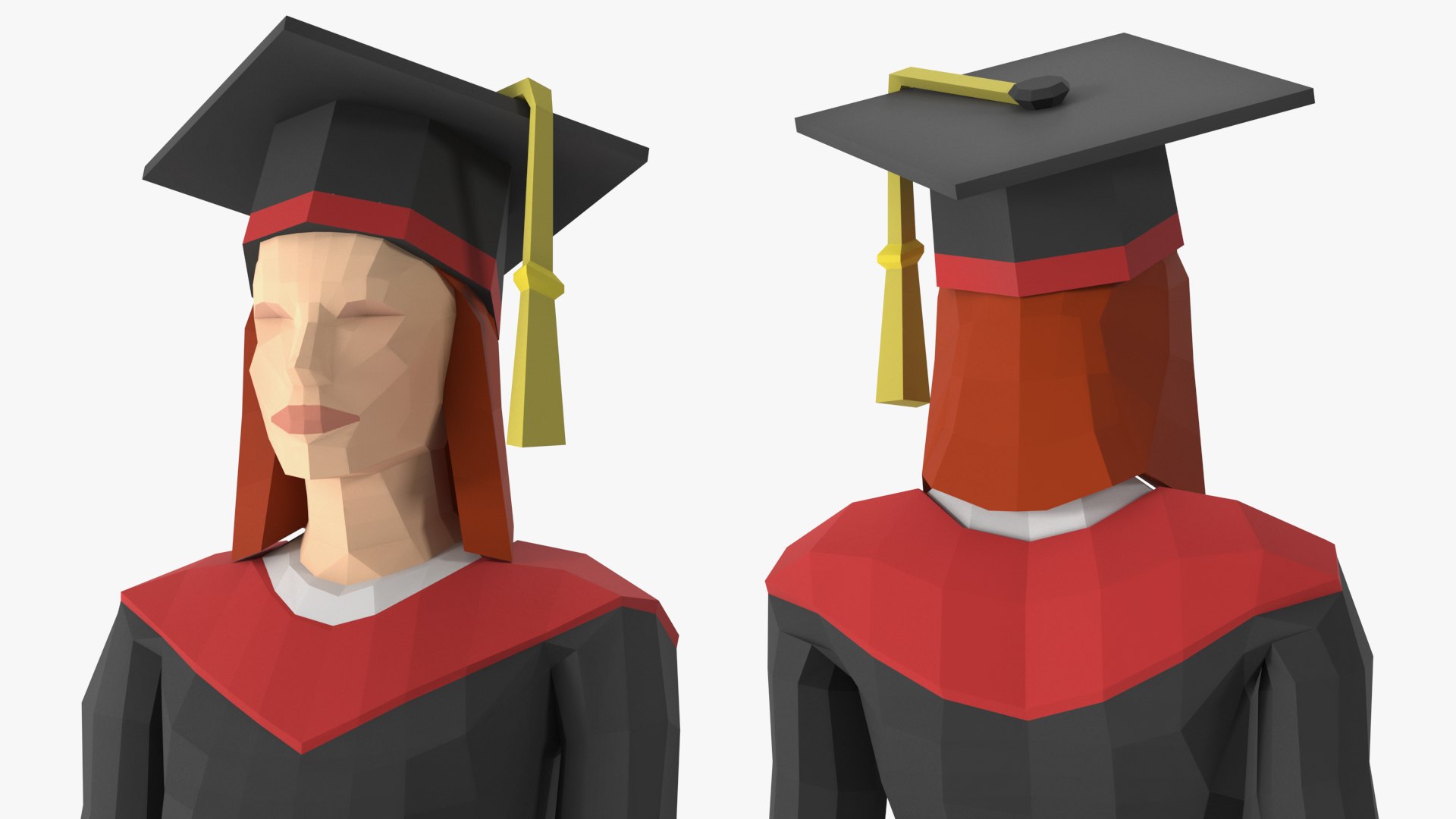 Low Poly Student 3D model - TurboSquid 2183351