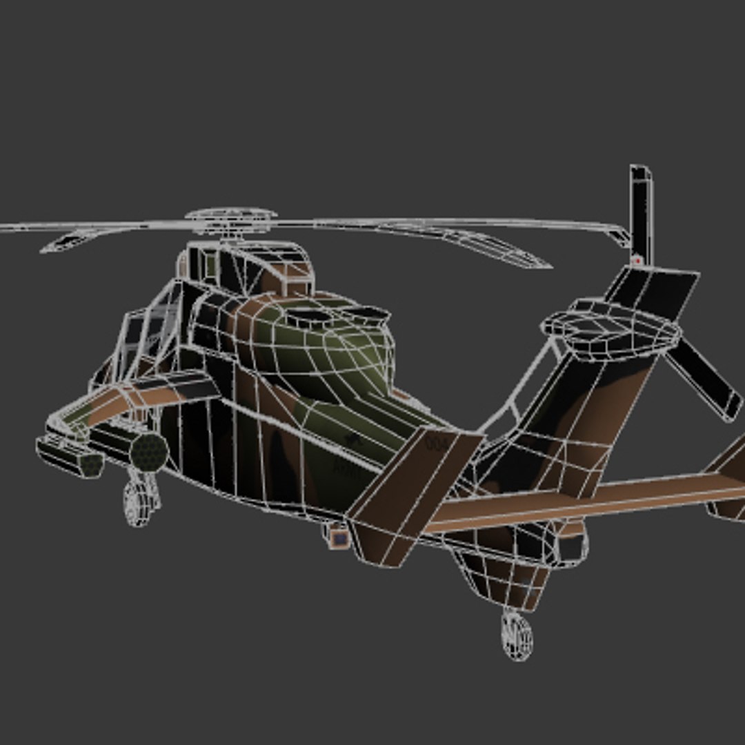 Maya Eurocopter Tiger Australian Gunship