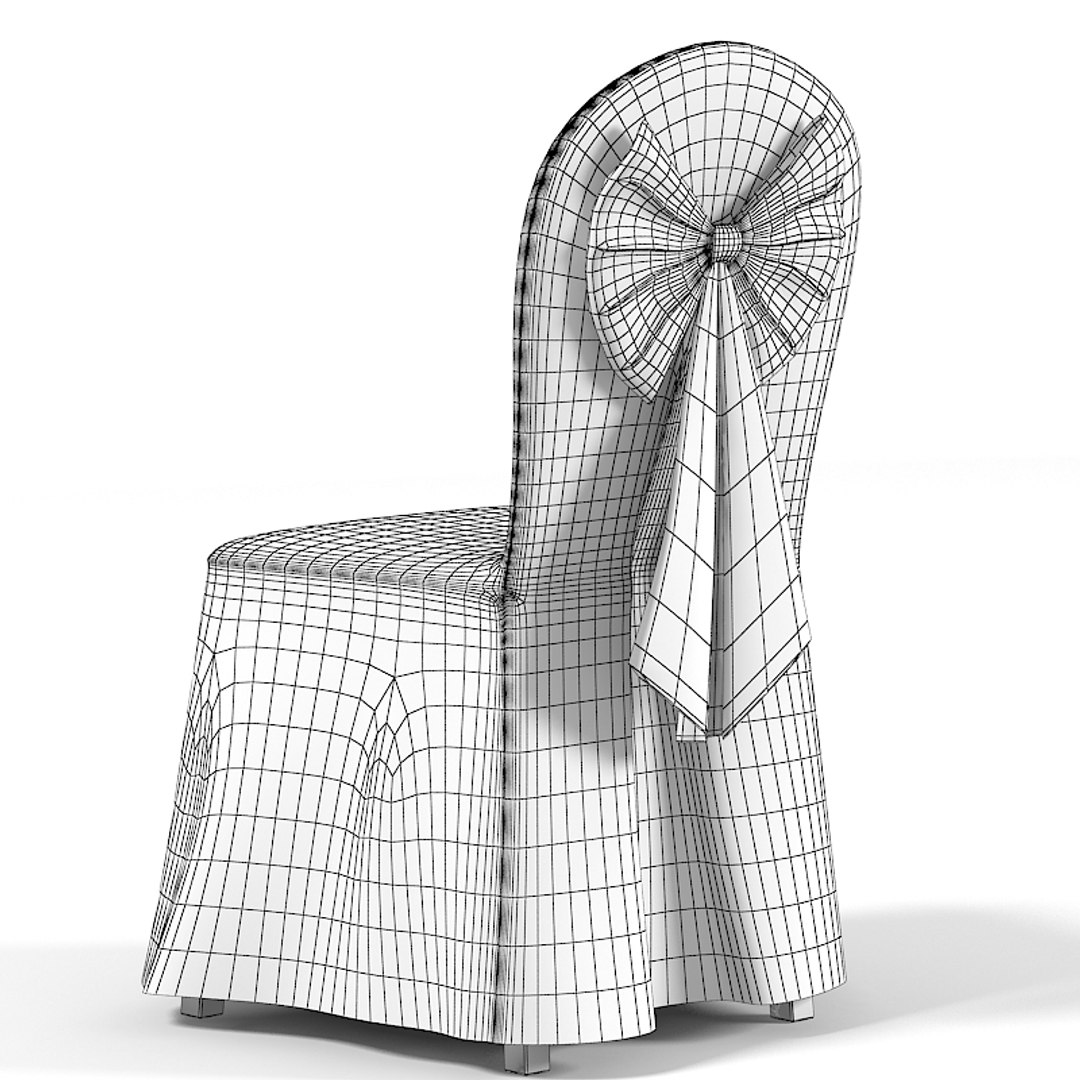 Wedding Dining Chair 3d Model