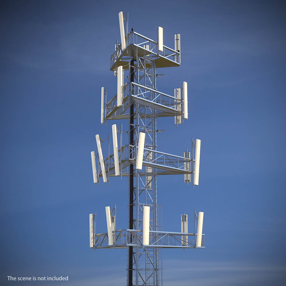 Cellular towers cell 3D model - TurboSquid 1392203