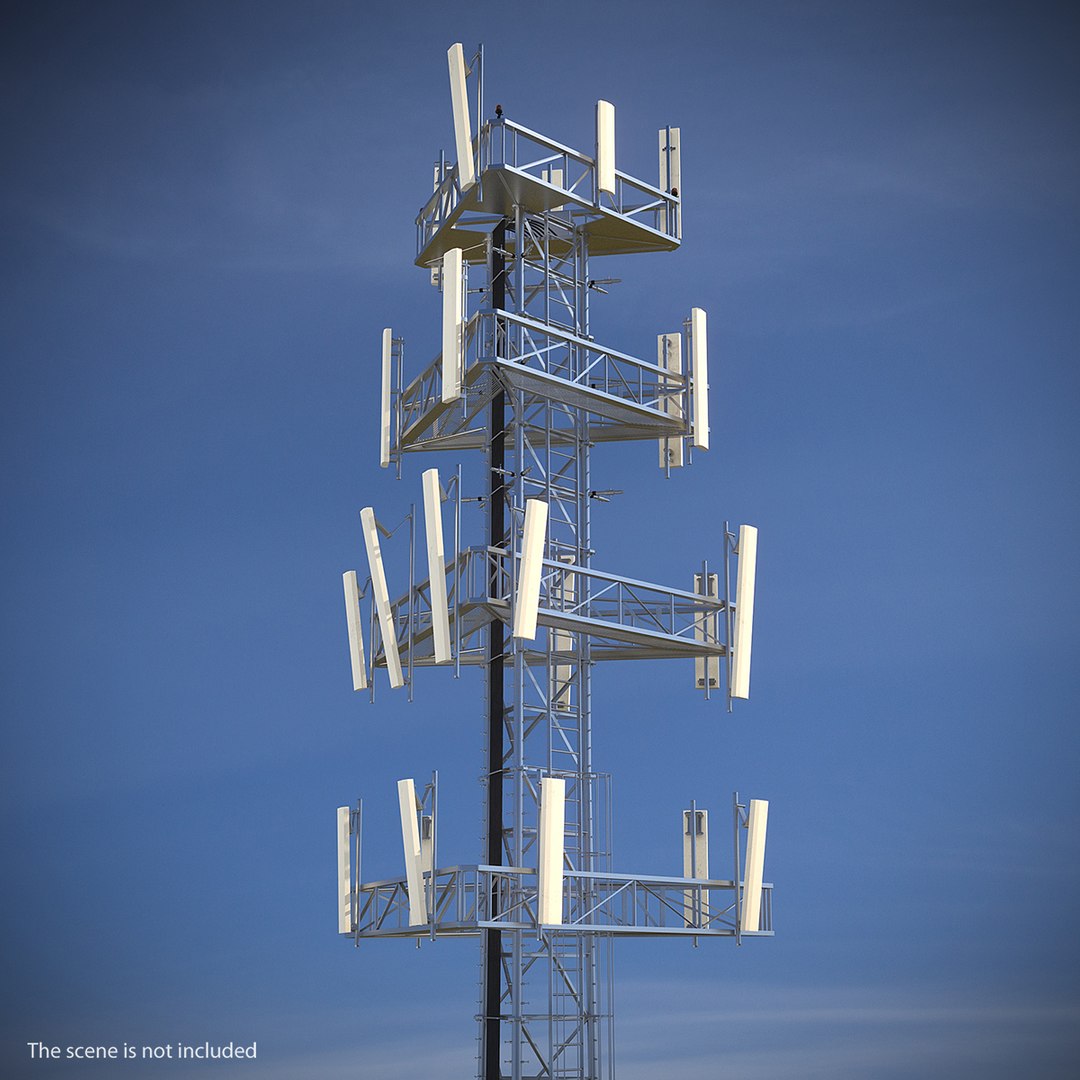 Cellular Towers Cell 3D Model - TurboSquid 1392203