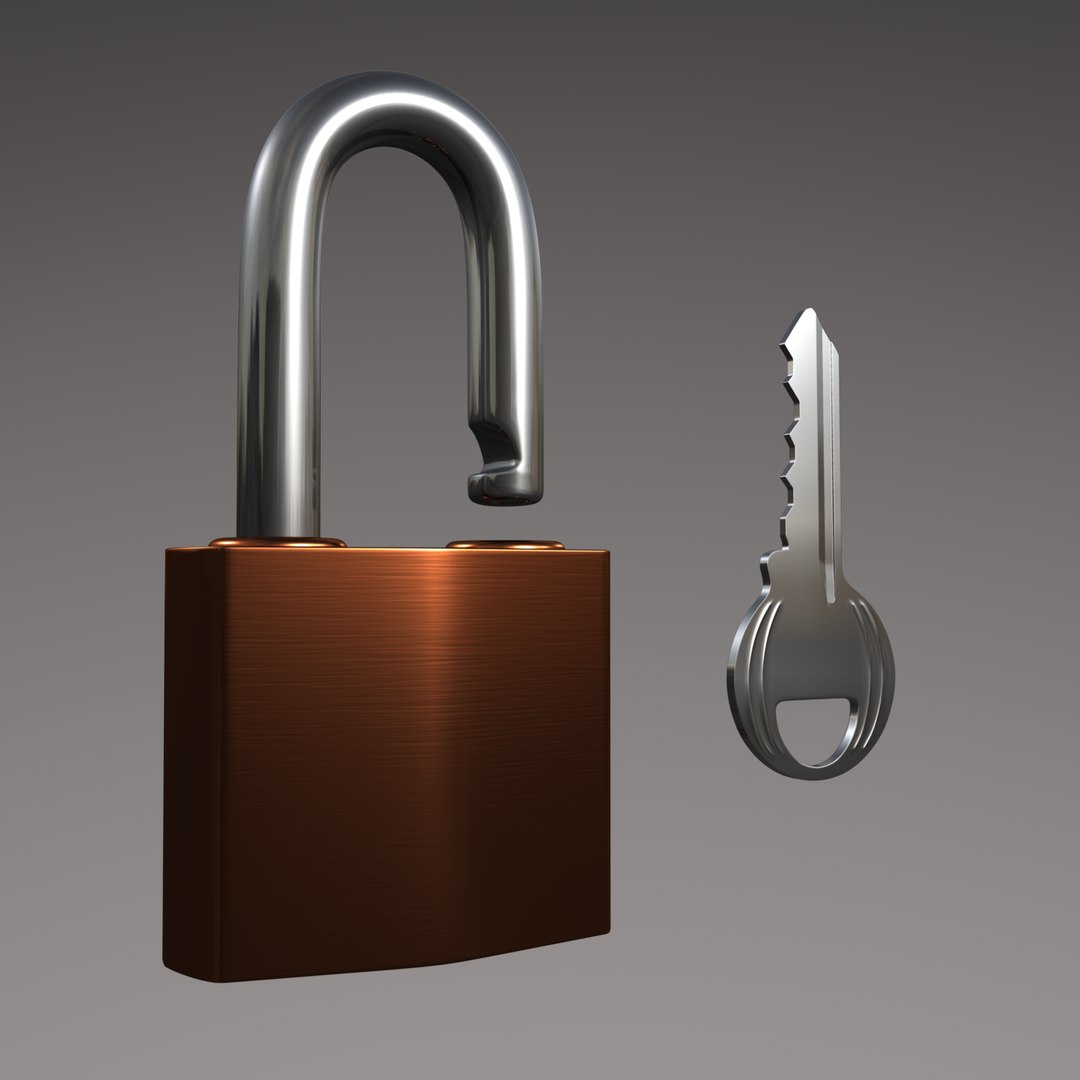 ma brass padlock rigged lock key