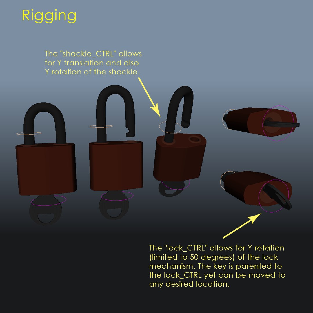 ma brass padlock rigged lock key
