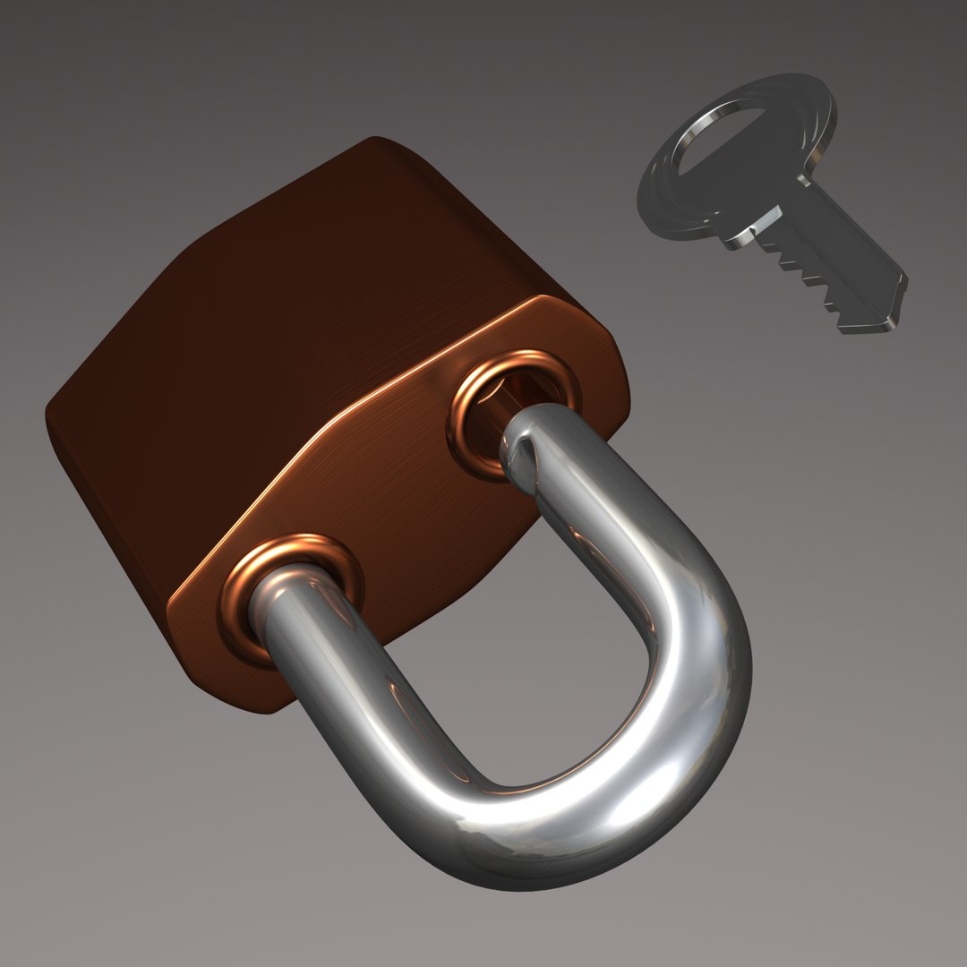 ma brass padlock rigged lock key