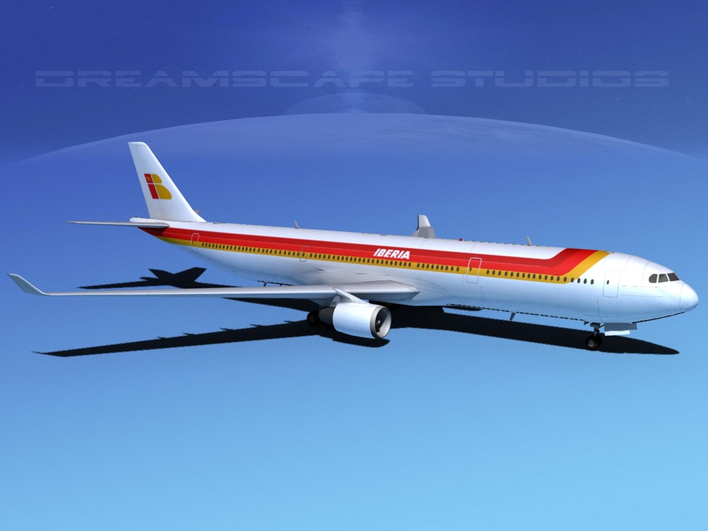 3d Airbus A330-300 A330 Model