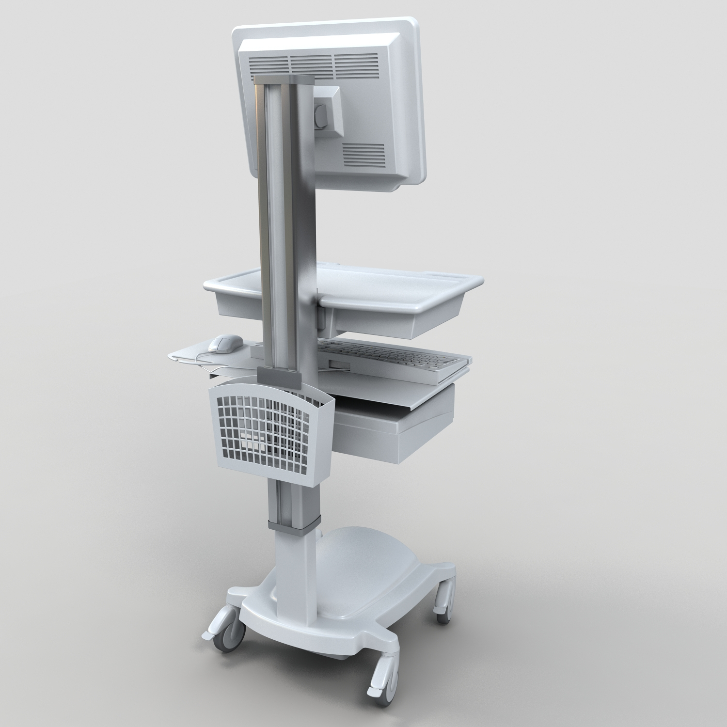 fbx mobile computer cart