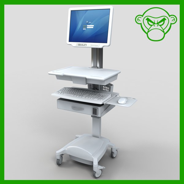 fbx mobile computer cart