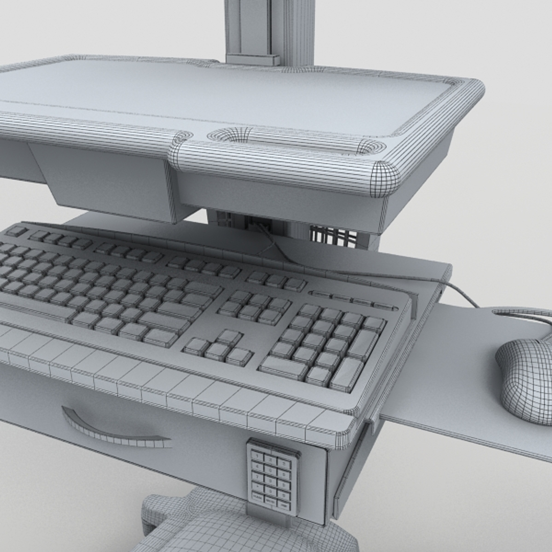 fbx mobile computer cart