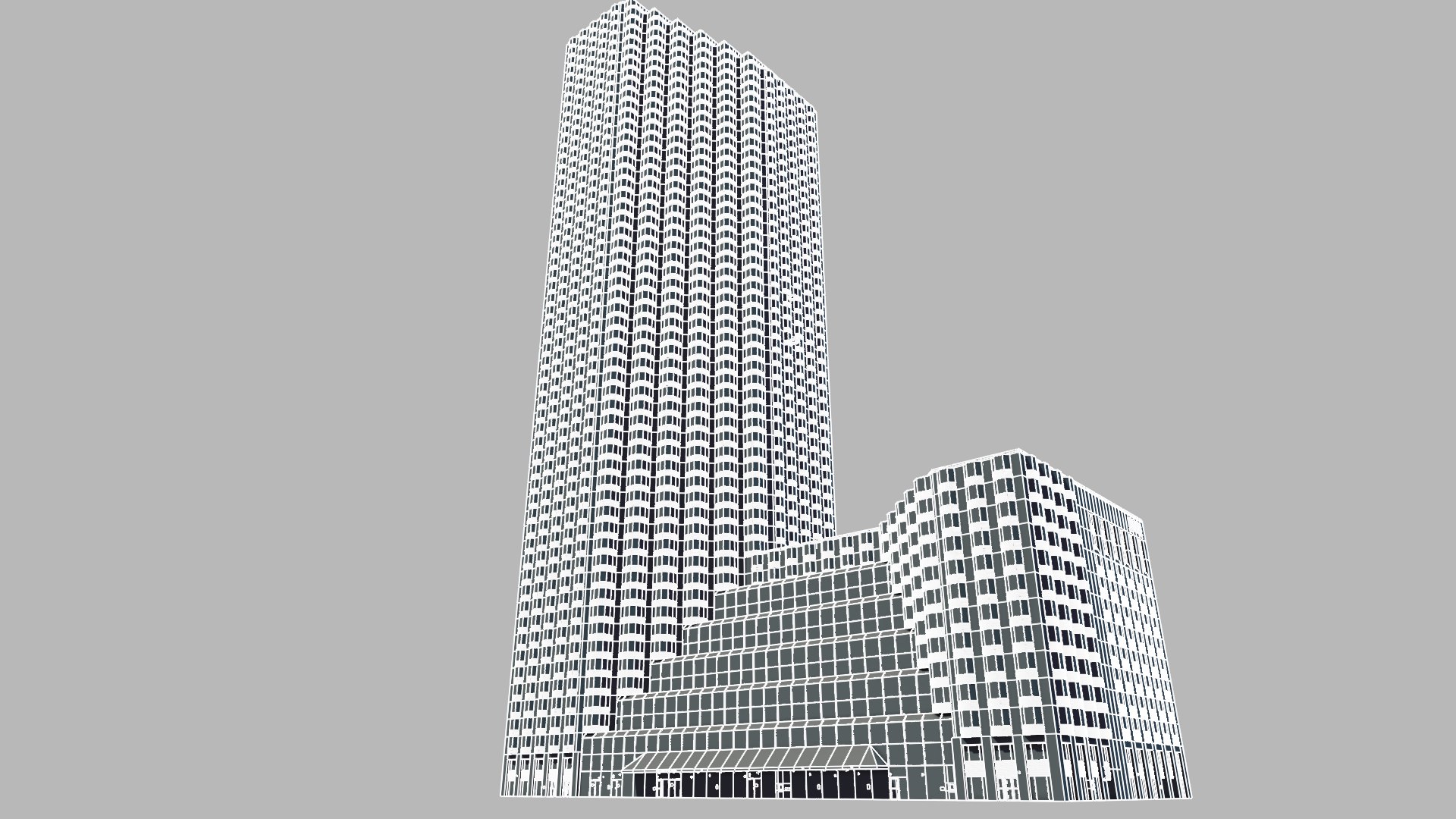 3D Three First National Plaza - TurboSquid 2006126