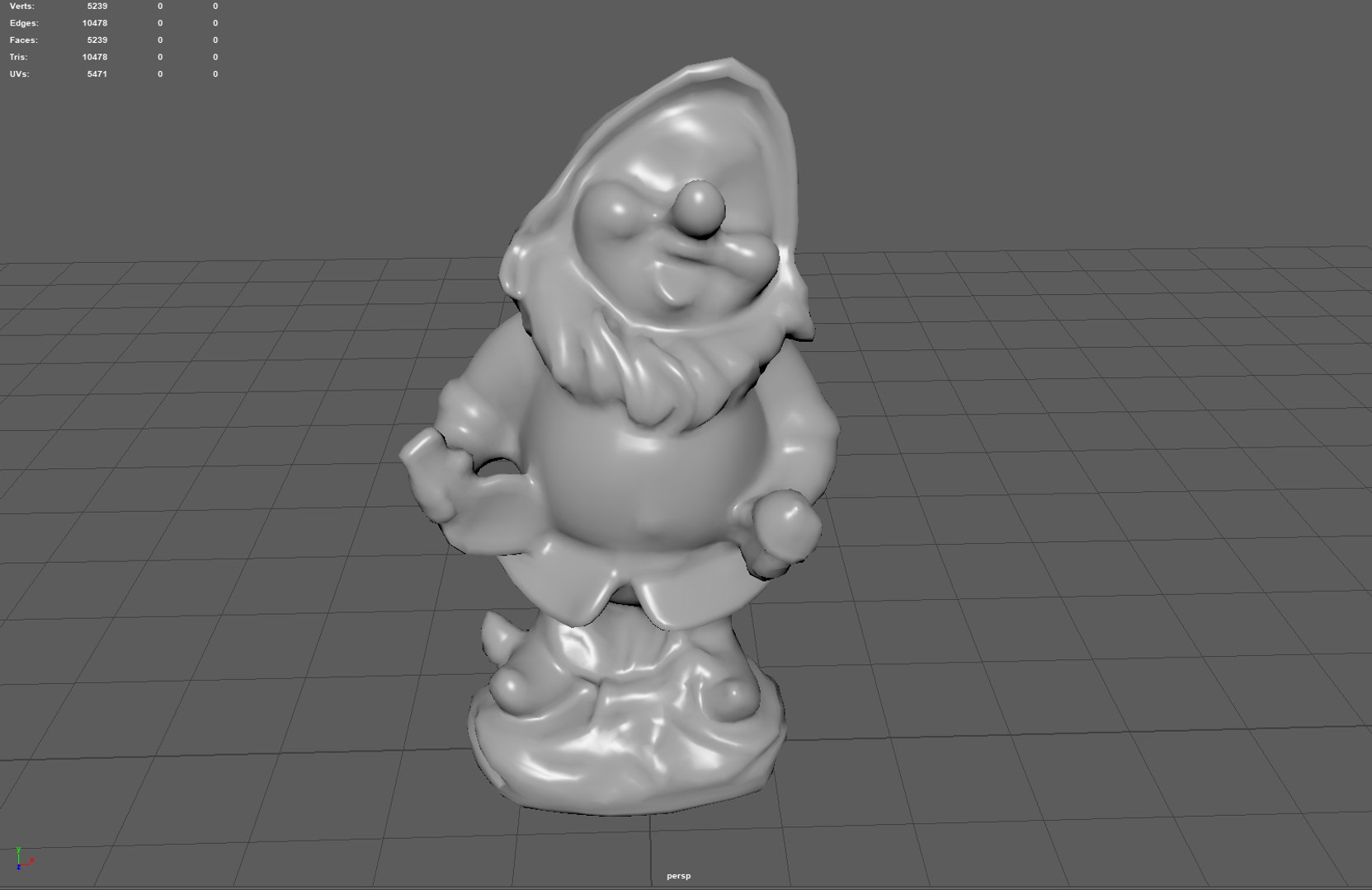 3D Garden Gnome 9 Model - TurboSquid 2067663