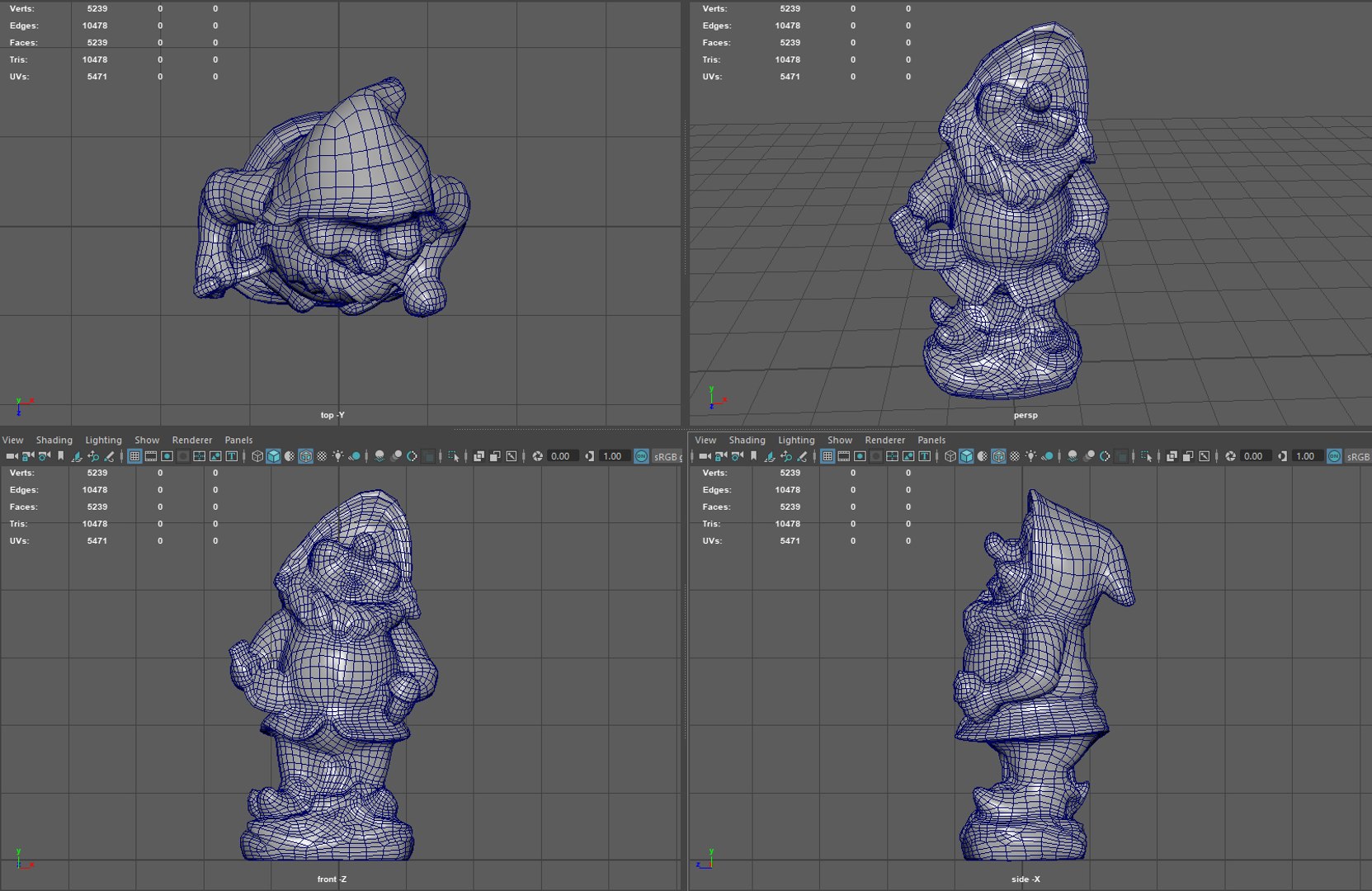 3D Garden Gnome 9 Model - TurboSquid 2067663