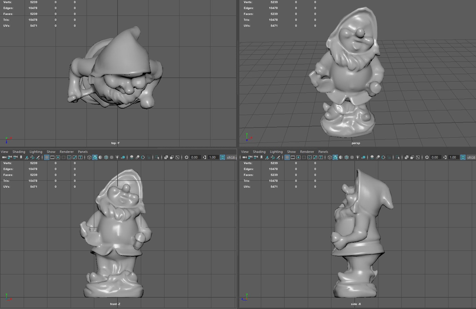 3D Garden Gnome 9 Model - TurboSquid 2067663