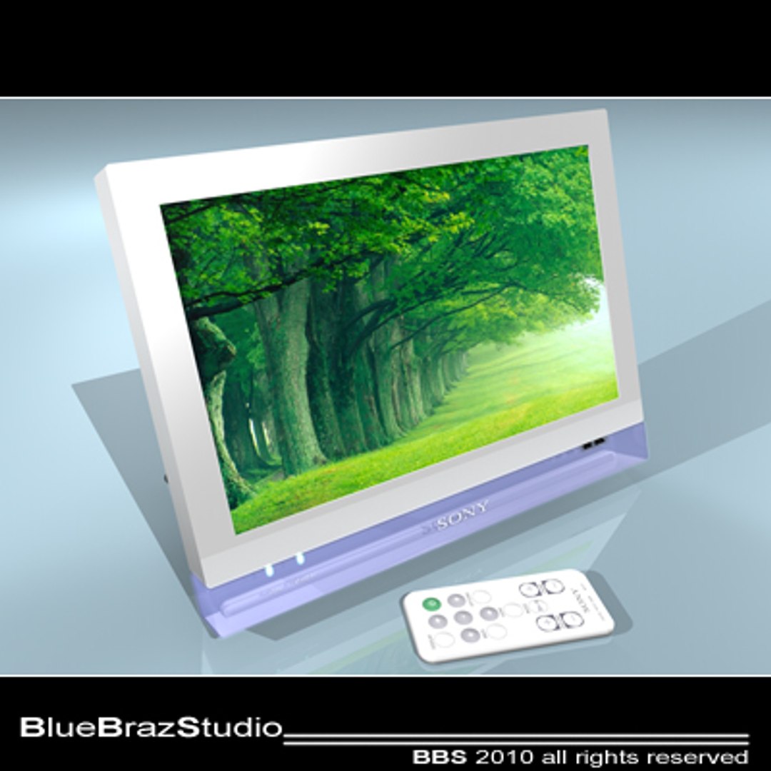 3d C4d Digital Photo Frame