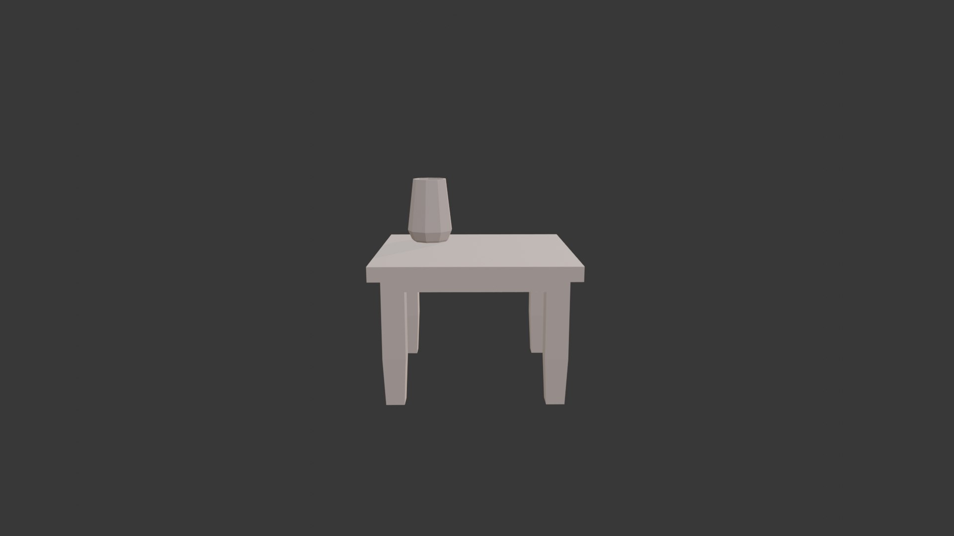 Low Poly Table 3D Model - TurboSquid 2364638