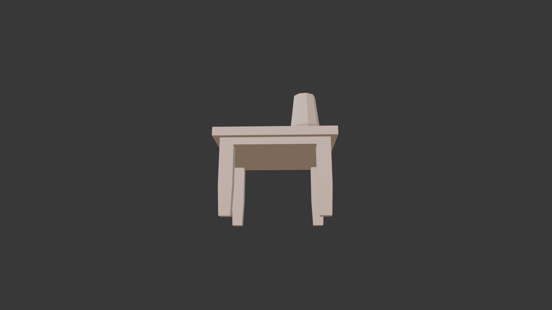 Low Poly Table 3D Model - TurboSquid 2364638