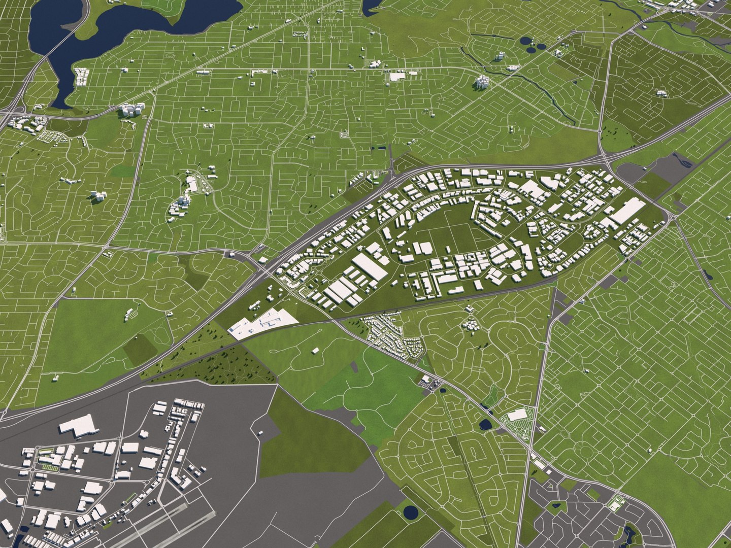 Buildings houses maps model - TurboSquid 1611577