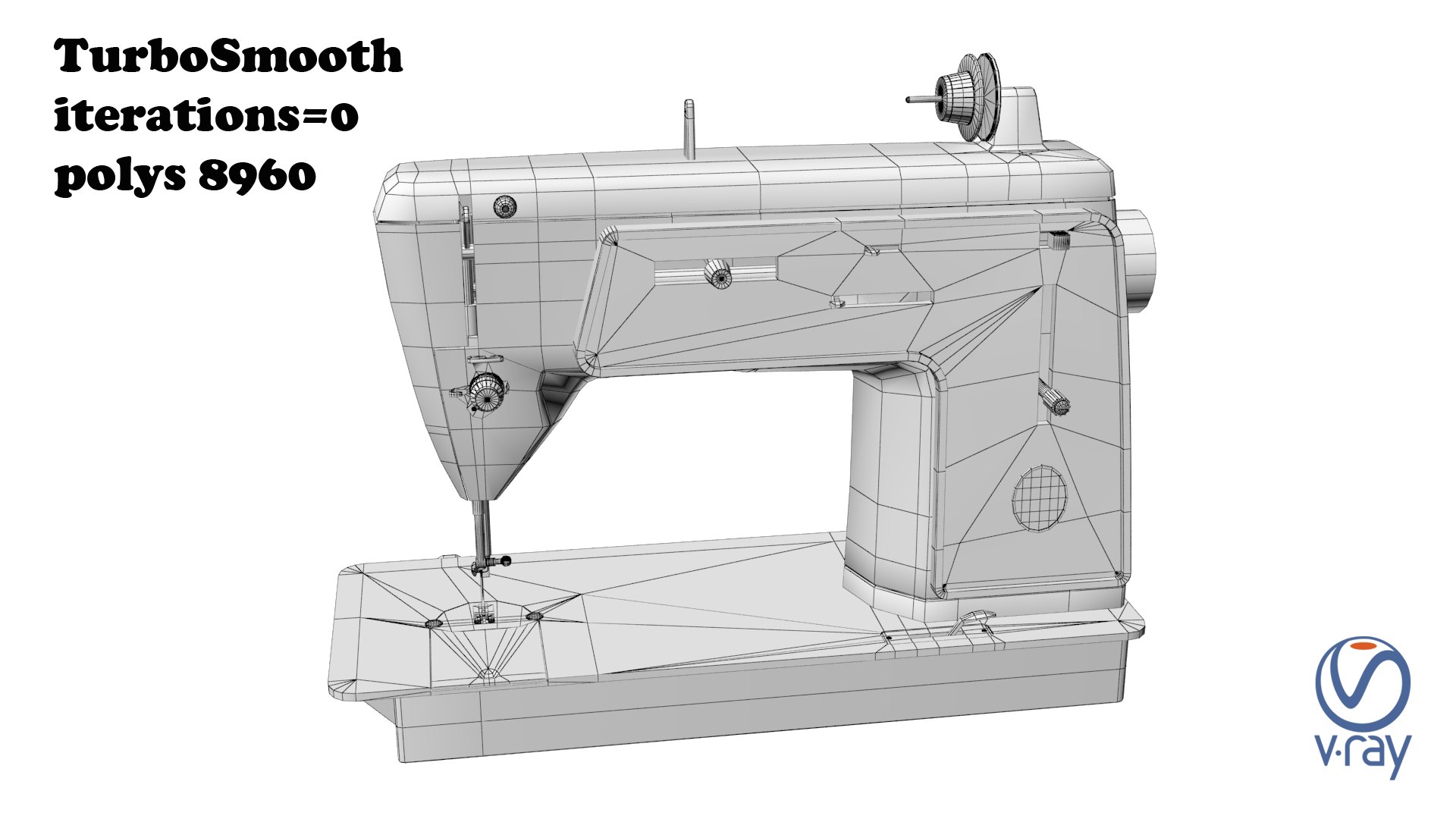 Singer 626 sewing machine 3D - TurboSquid 1720389