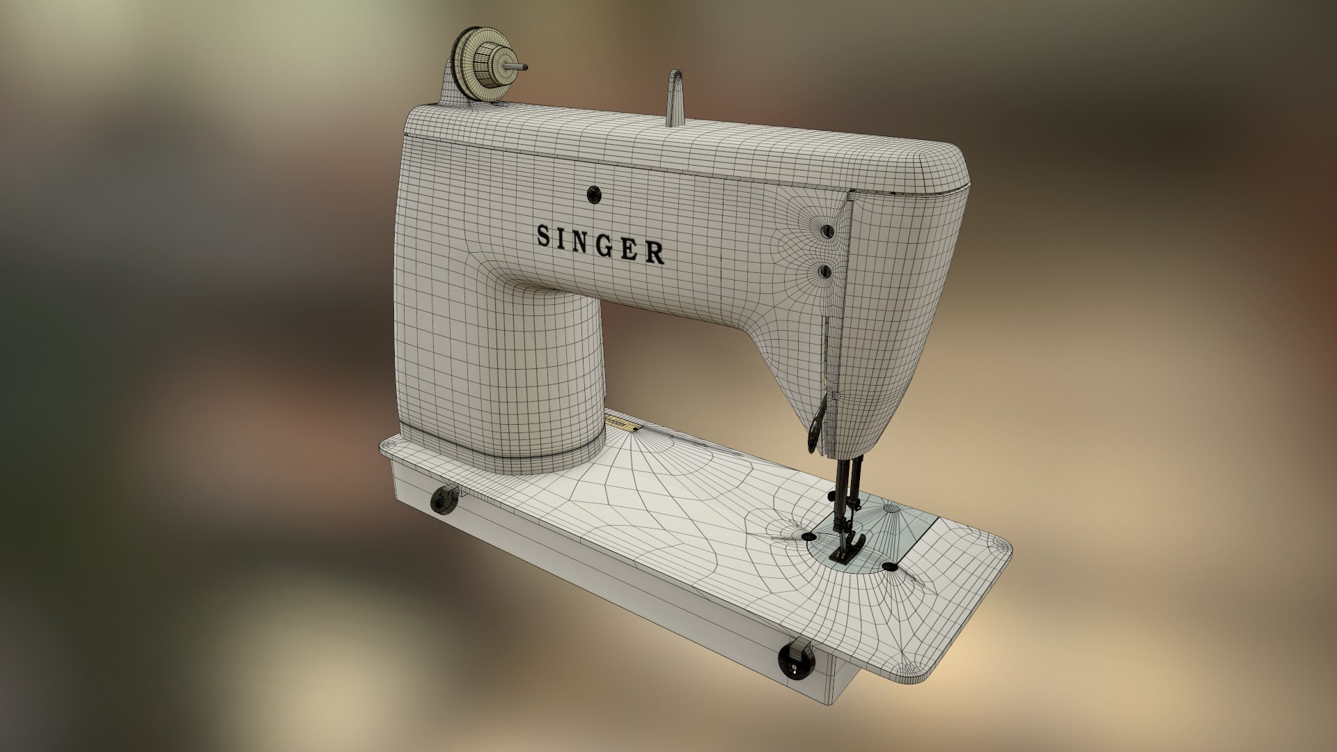 Singer 626 sewing machine 3D - TurboSquid 1720389
