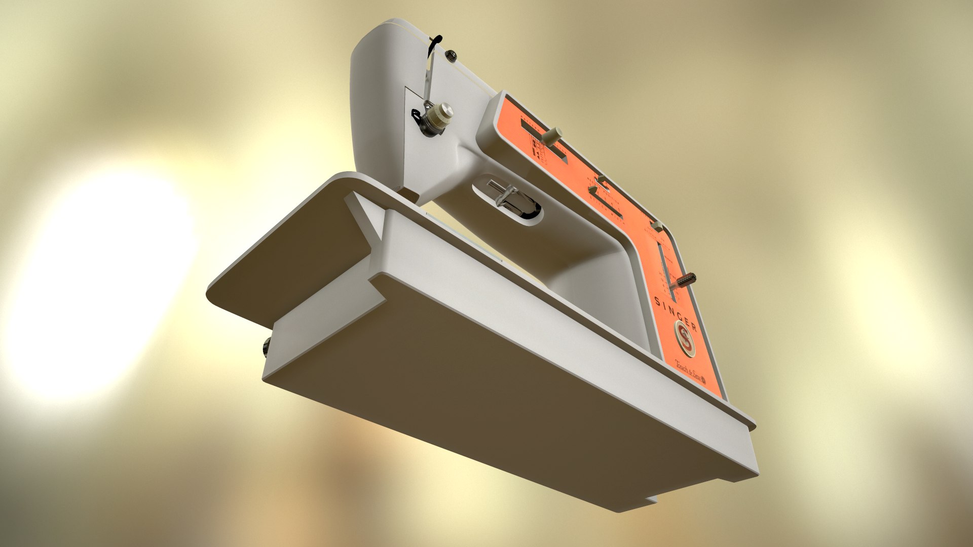 Singer 626 sewing machine 3D - TurboSquid 1720389