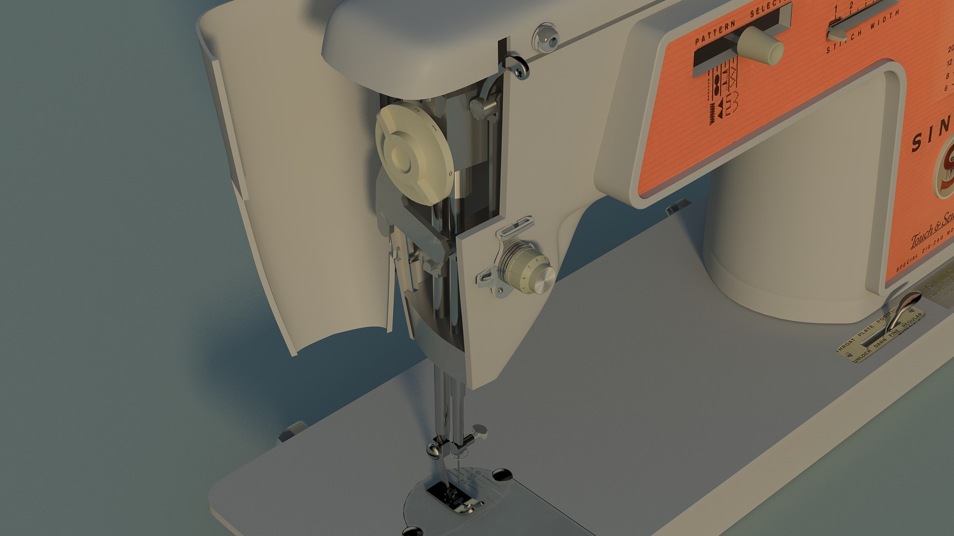 Singer 626 sewing machine 3D - TurboSquid 1720389
