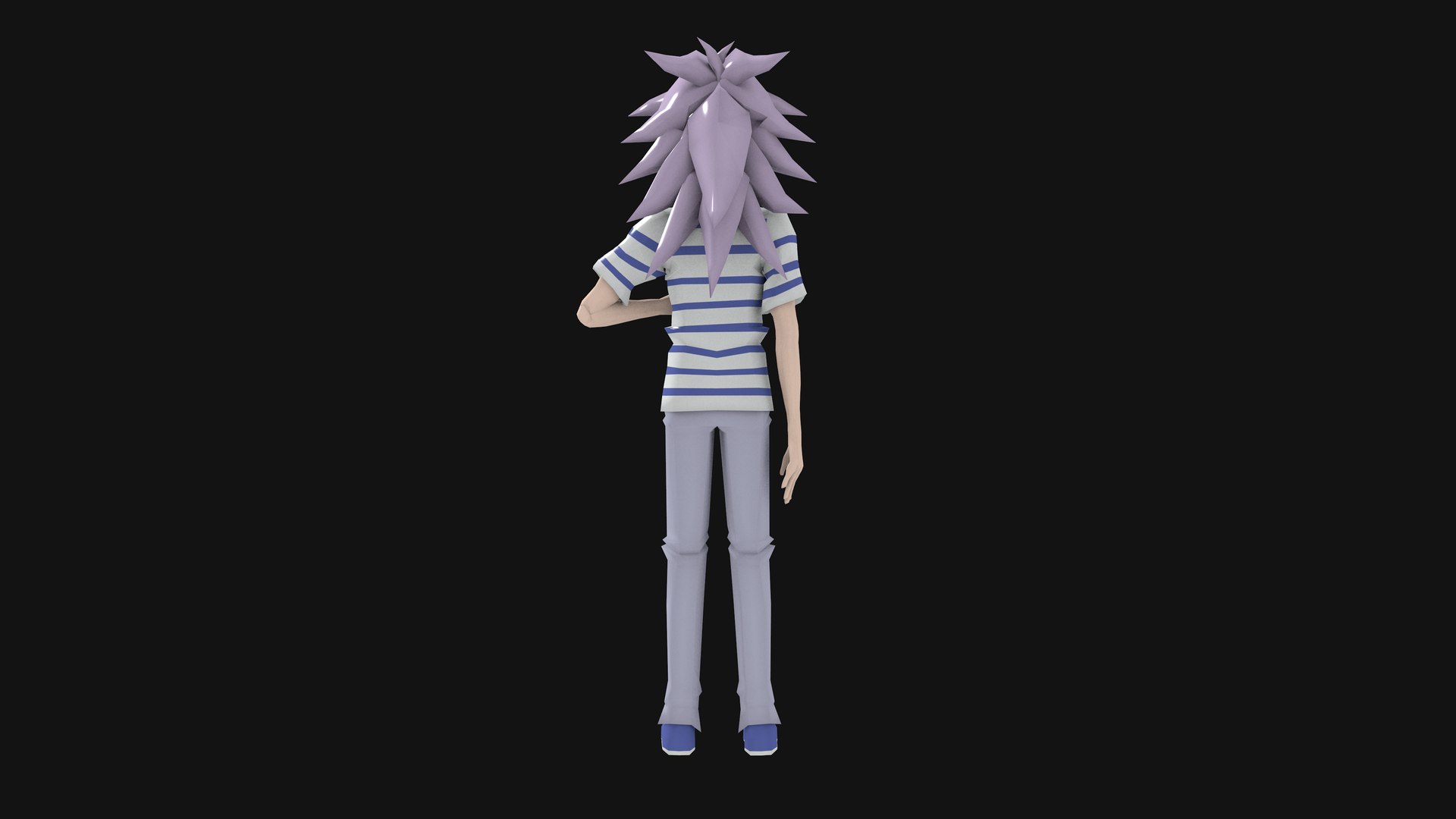 3D Yami Bakura Yugioh Anime Lowpoly Model - TurboSquid 1952948