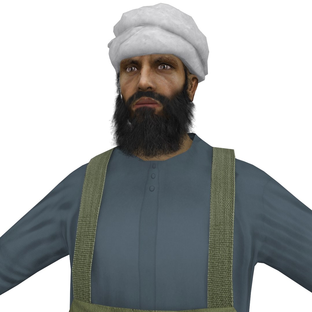 Mujahideen Rigged 3d Model