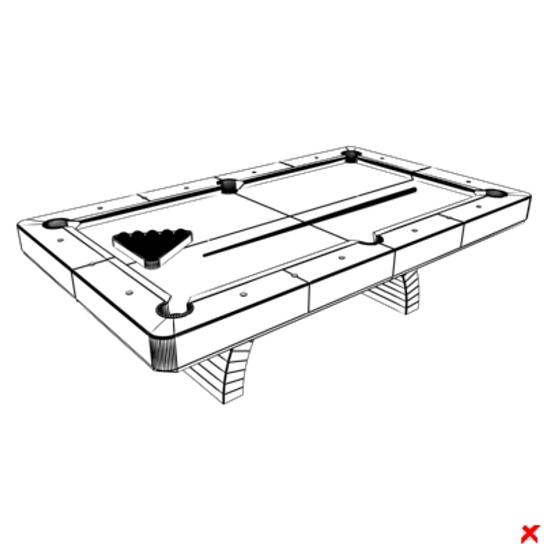 pool table dxf