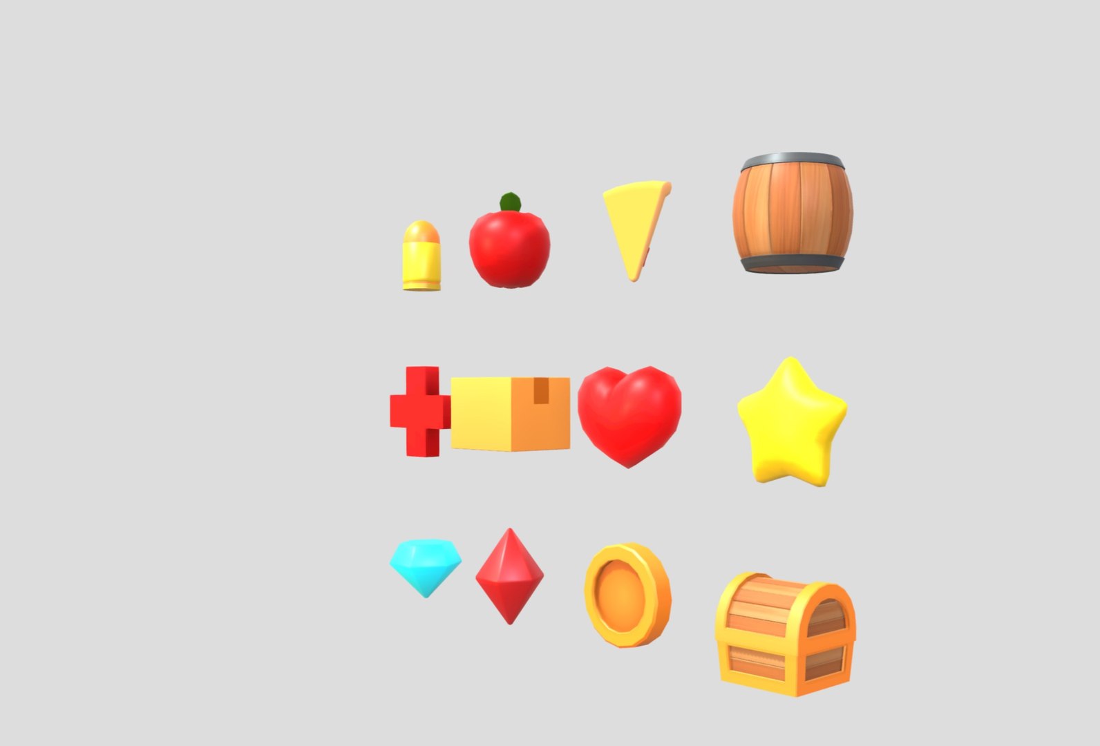 3D Game Object Pack 1 - TurboSquid 2199790