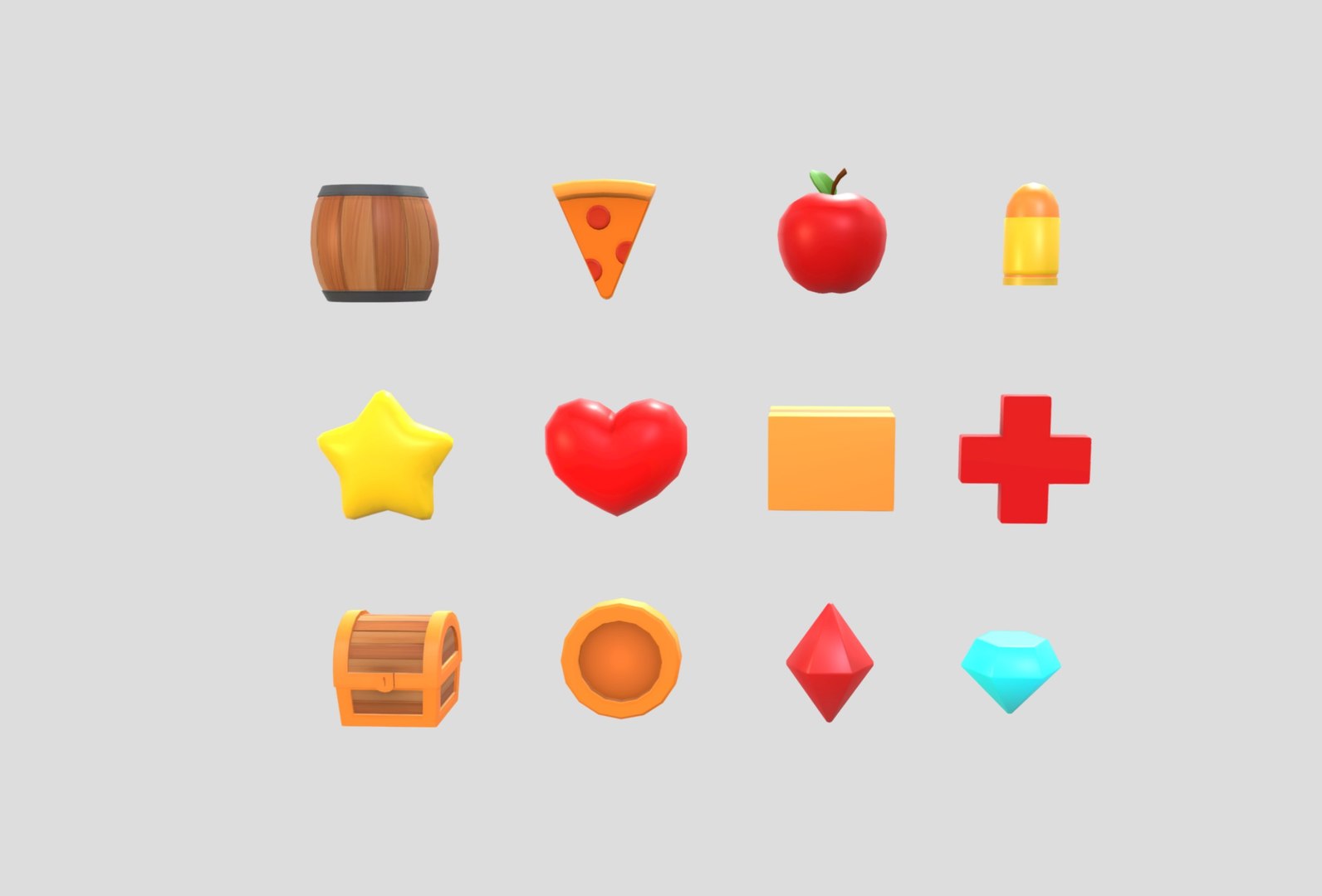 3D Game Object Pack 1 - TurboSquid 2199790