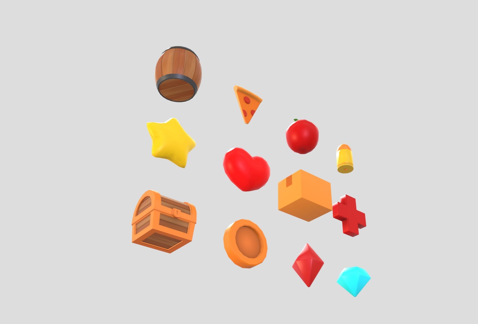 3D Game Object Pack 1 - TurboSquid 2199790