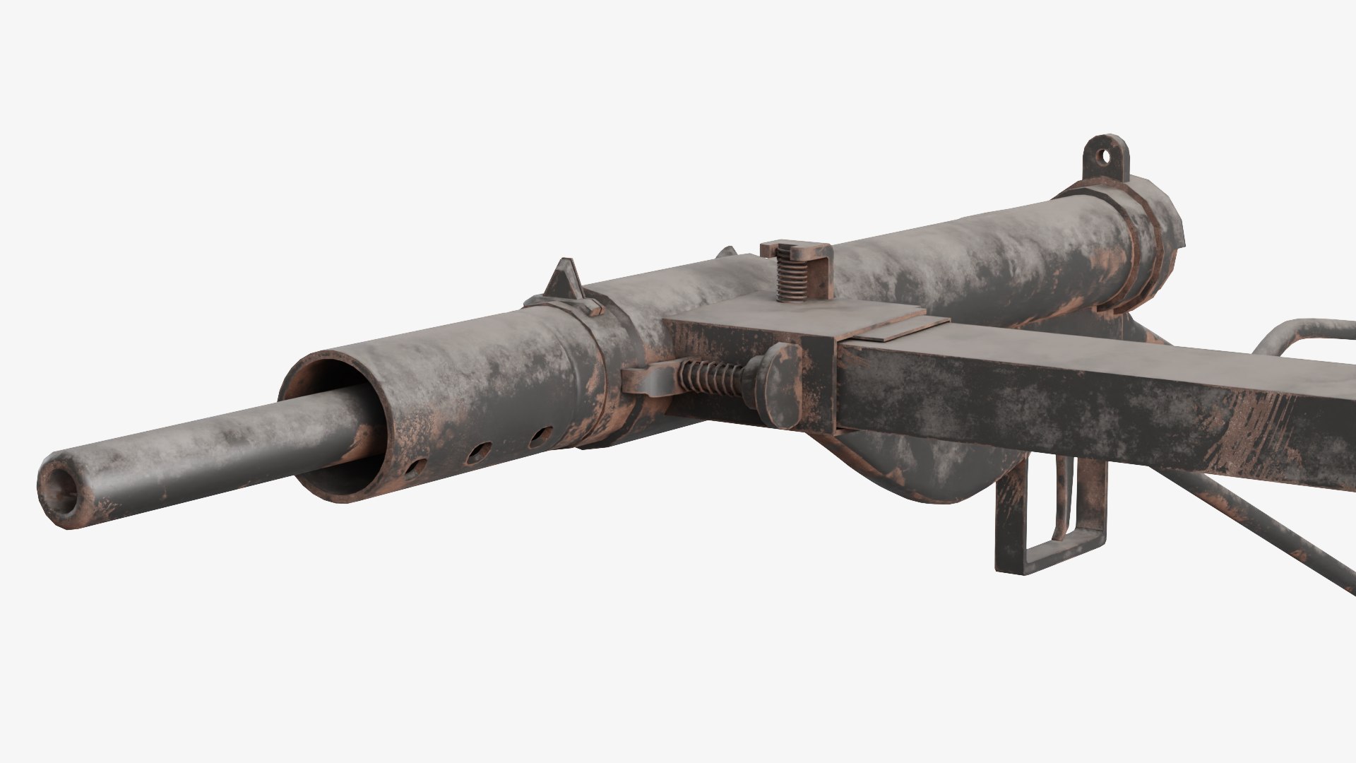 3D Model High-Quality Sten Mark 2 3D Model - TurboSquid 2247219