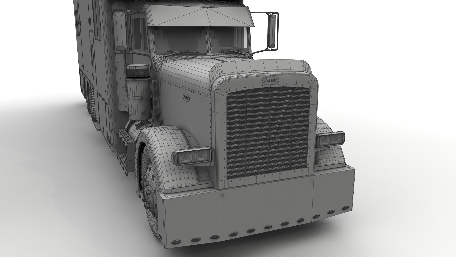 3D Peterbilt 388 Motorhome - TurboSquid 1729681