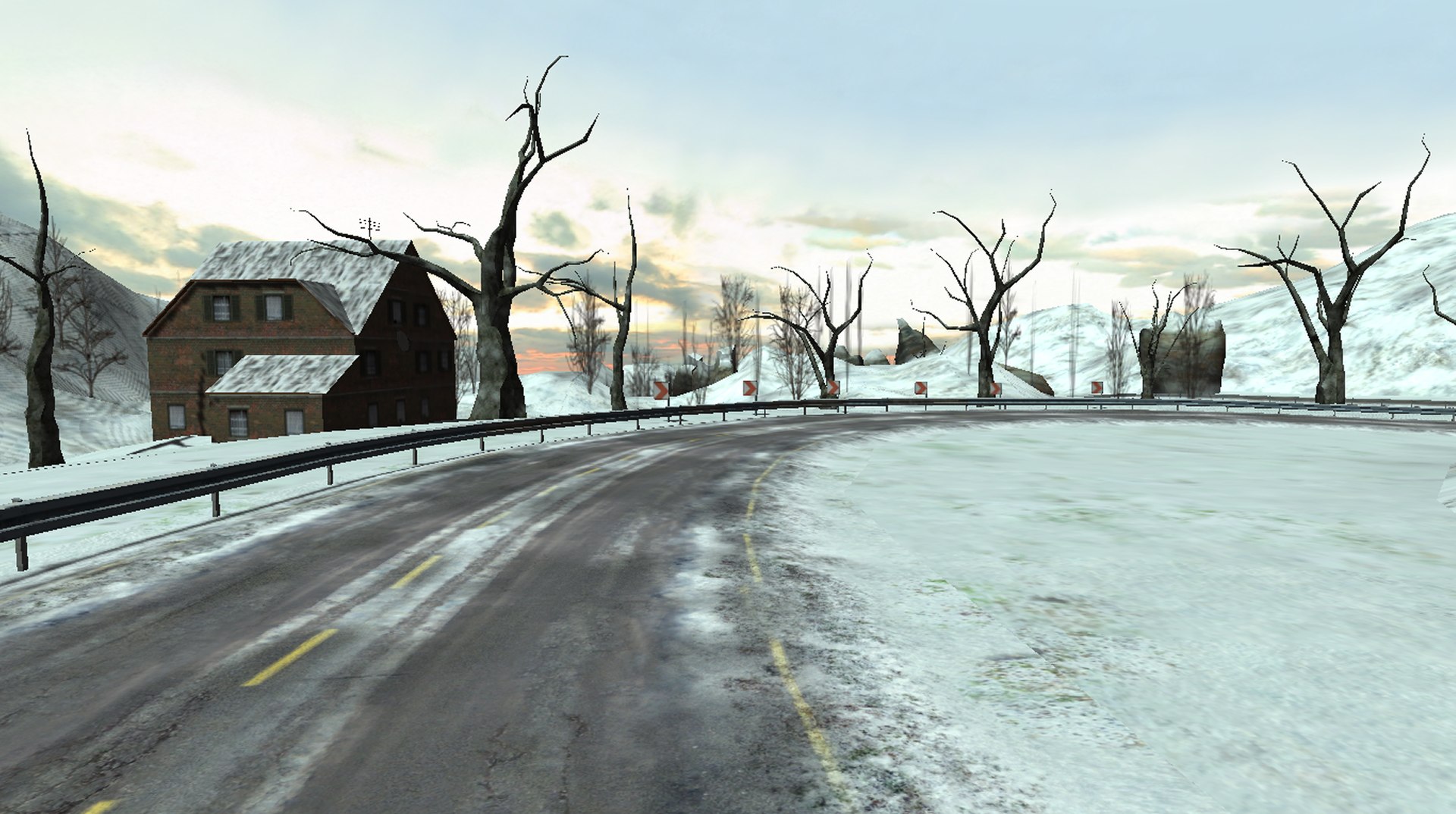 Winter Landscape 3D Model - TurboSquid 1626587