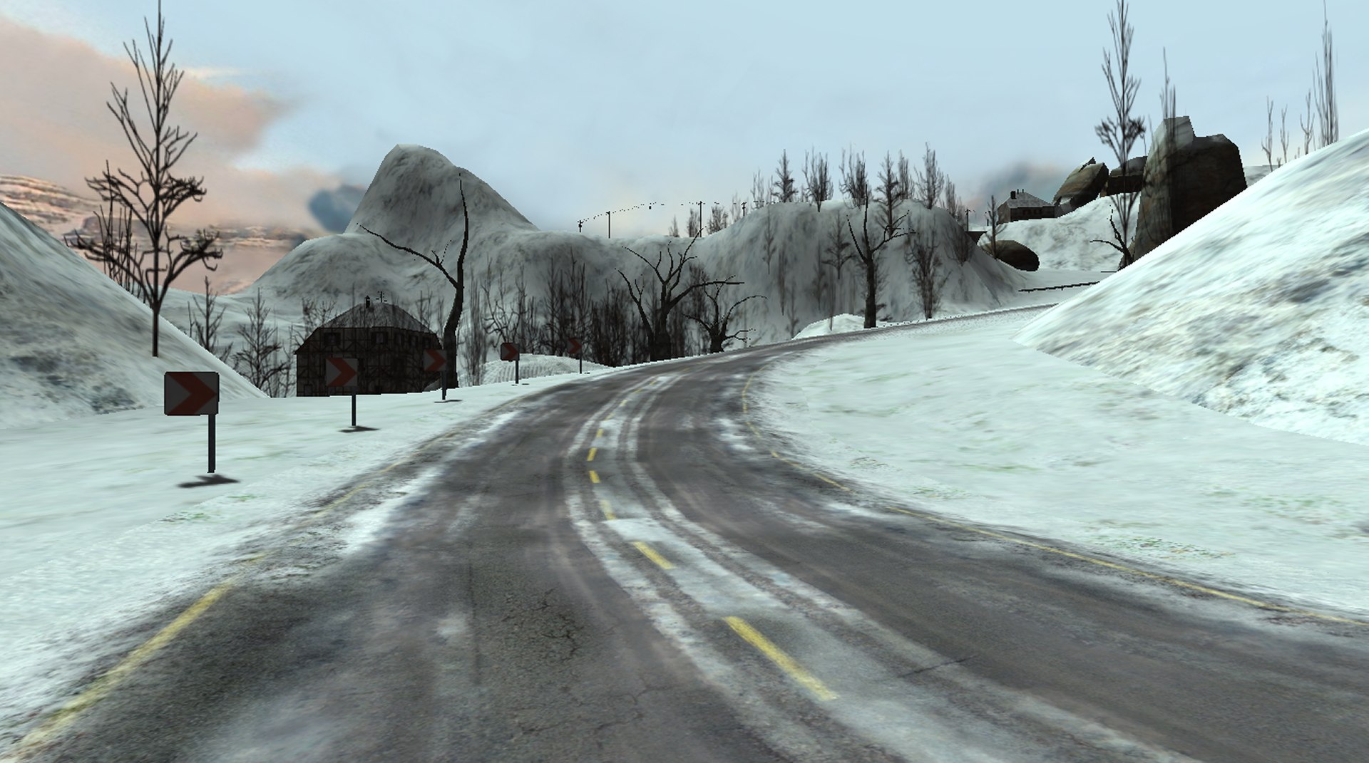 Winter Landscape 3D Model - TurboSquid 1626587