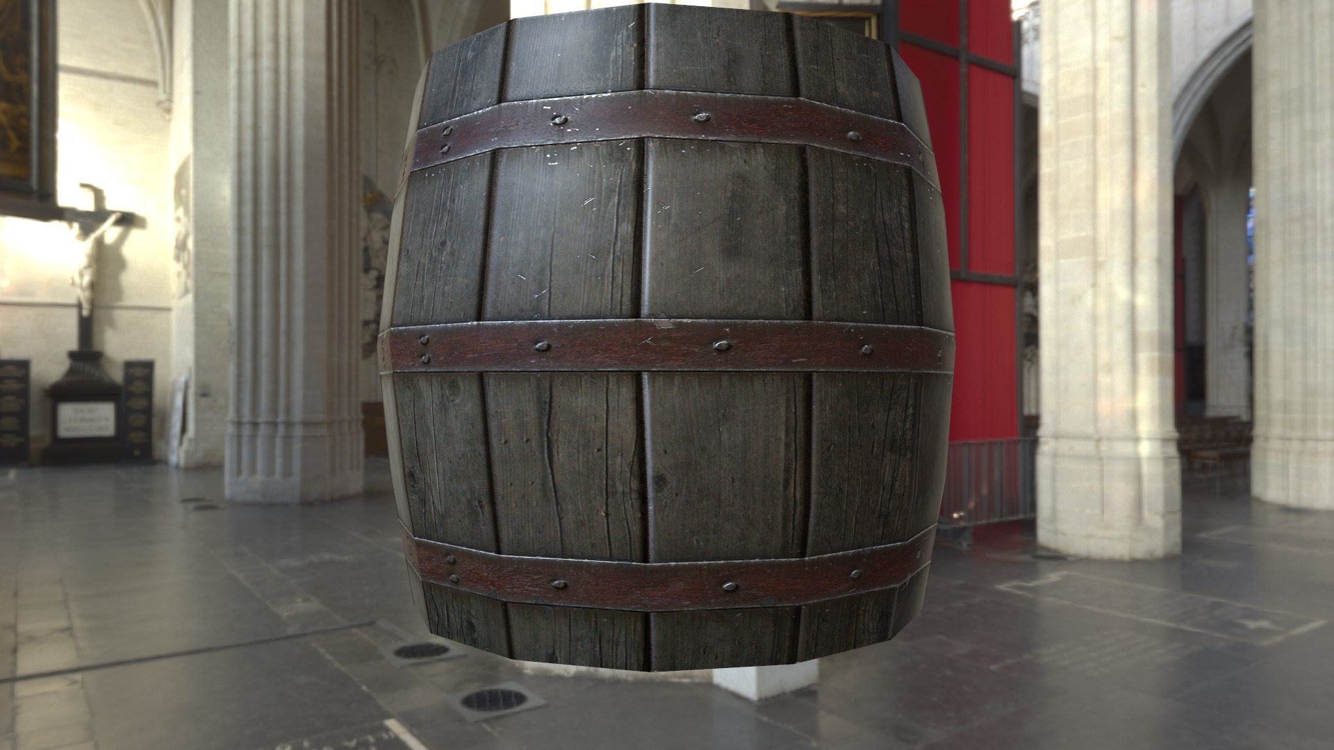 Barrel model - TurboSquid 858436