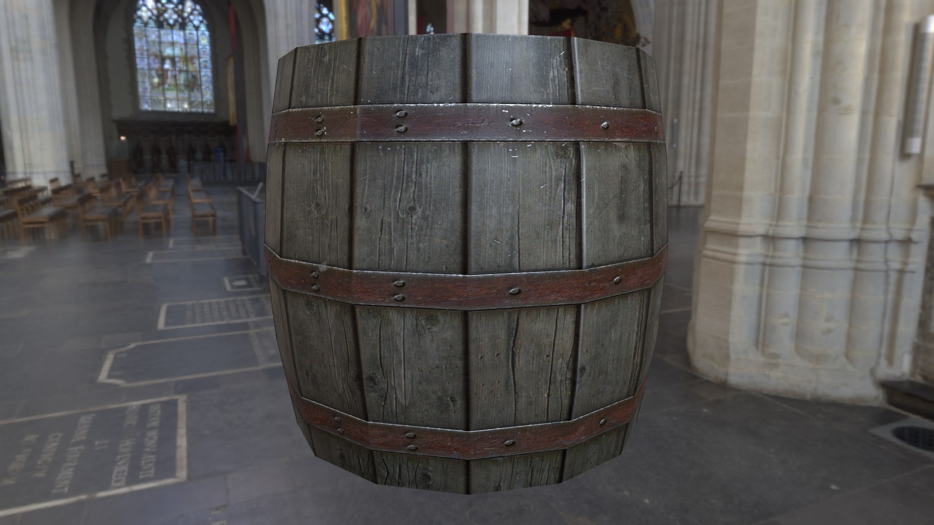 Barrel model - TurboSquid 858436