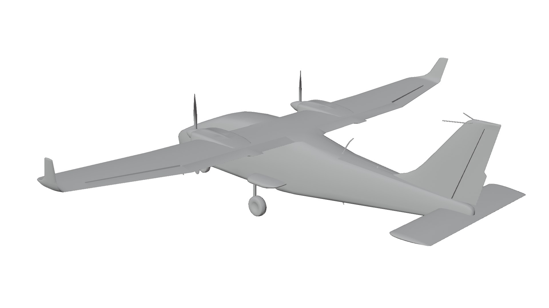 3D Tecnam P2006T Model - TurboSquid 2327420