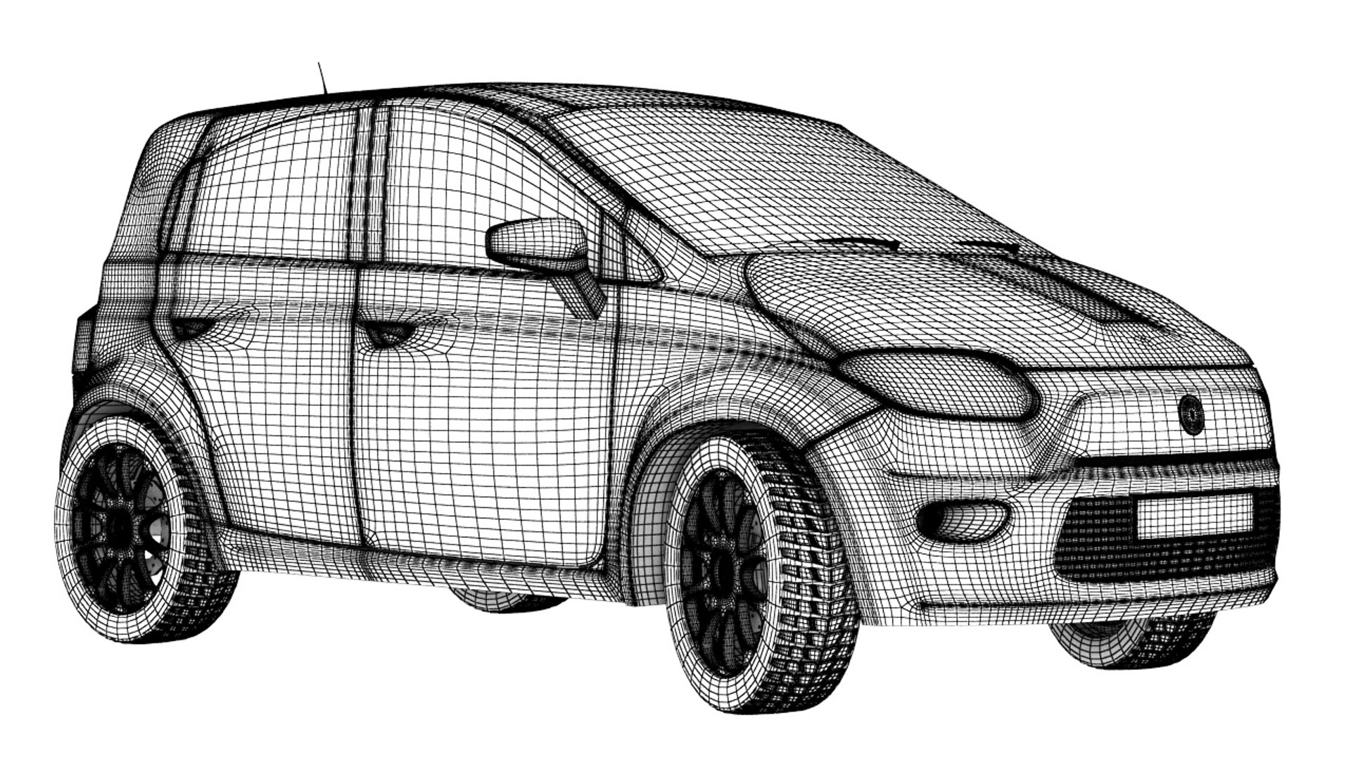 Generic Car 3D Model - TurboSquid 1631668