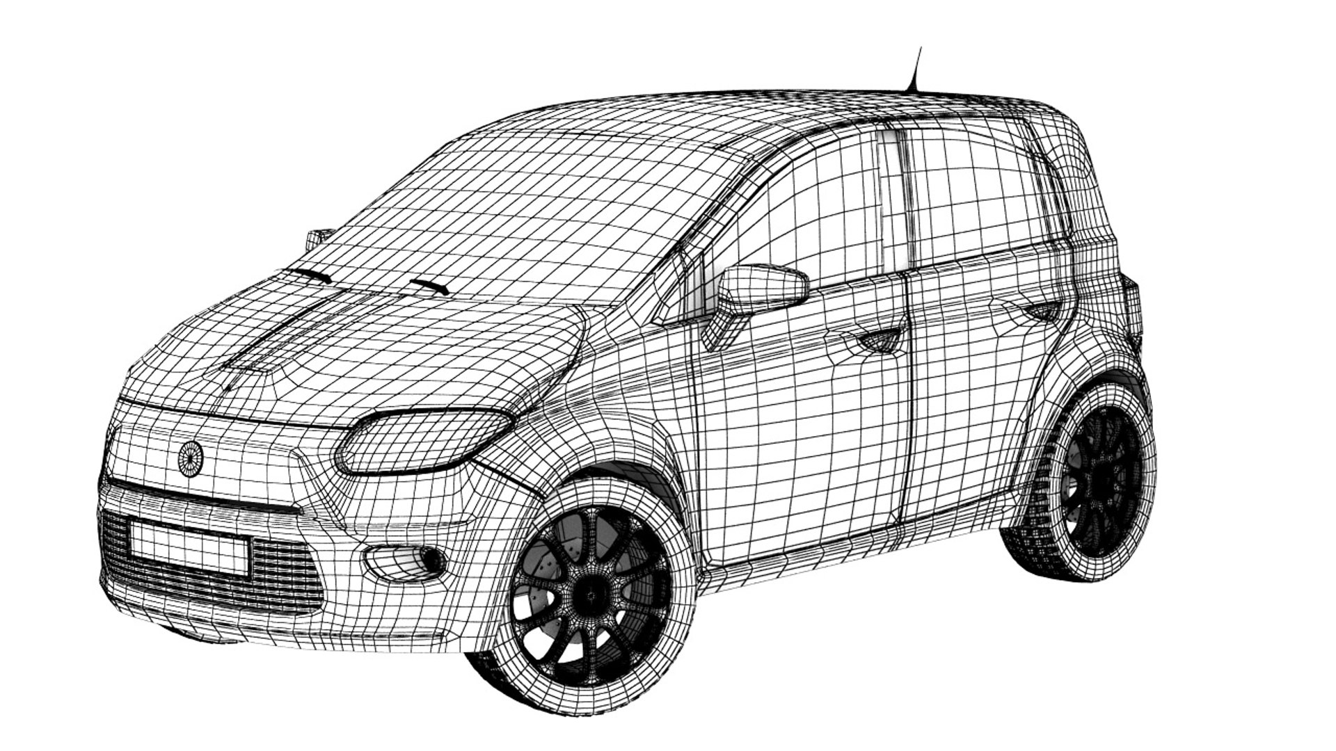 Generic Car 3D Model - TurboSquid 1631668