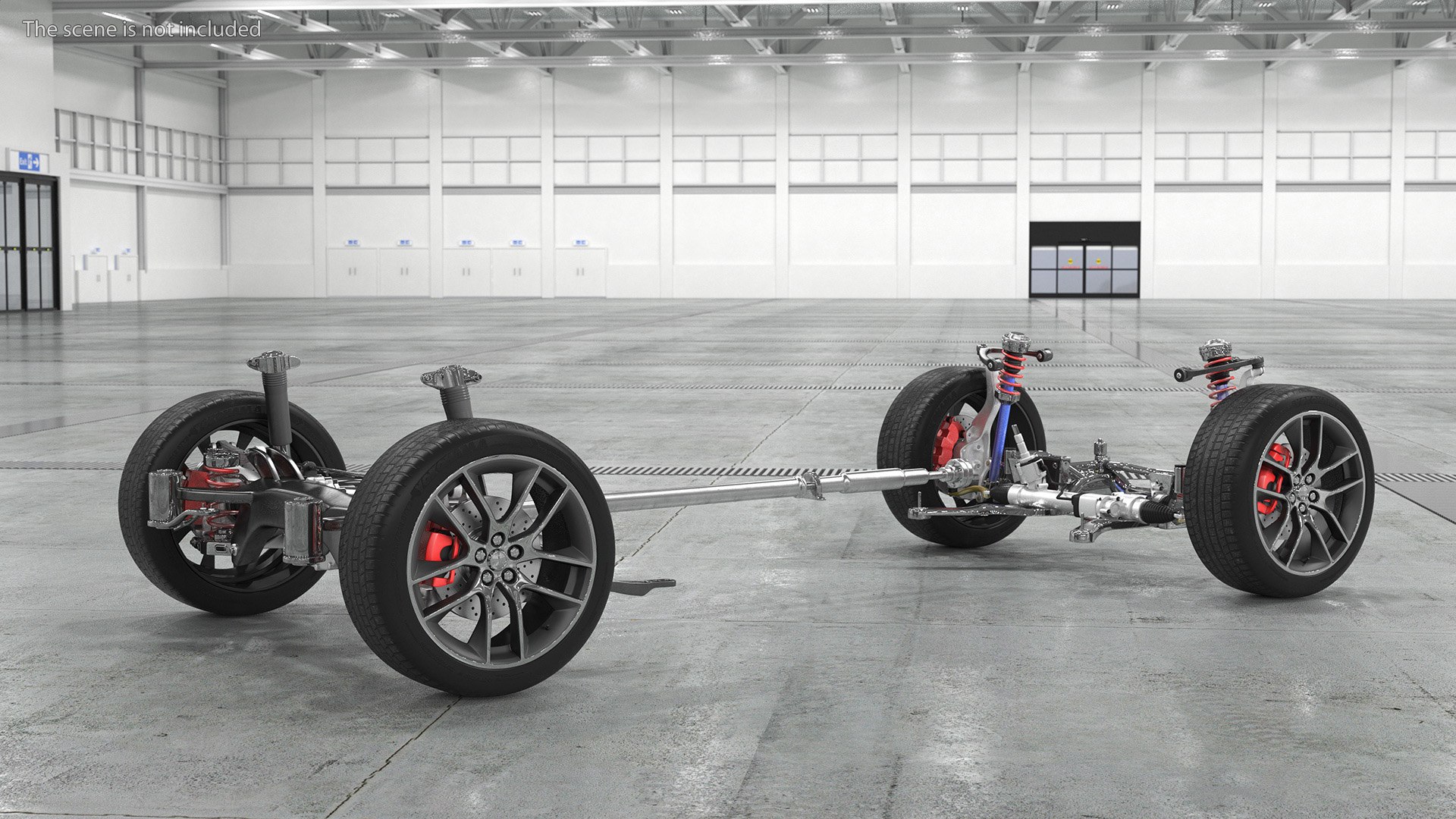 Automotive Suspension System 3D Model - TurboSquid 2204022