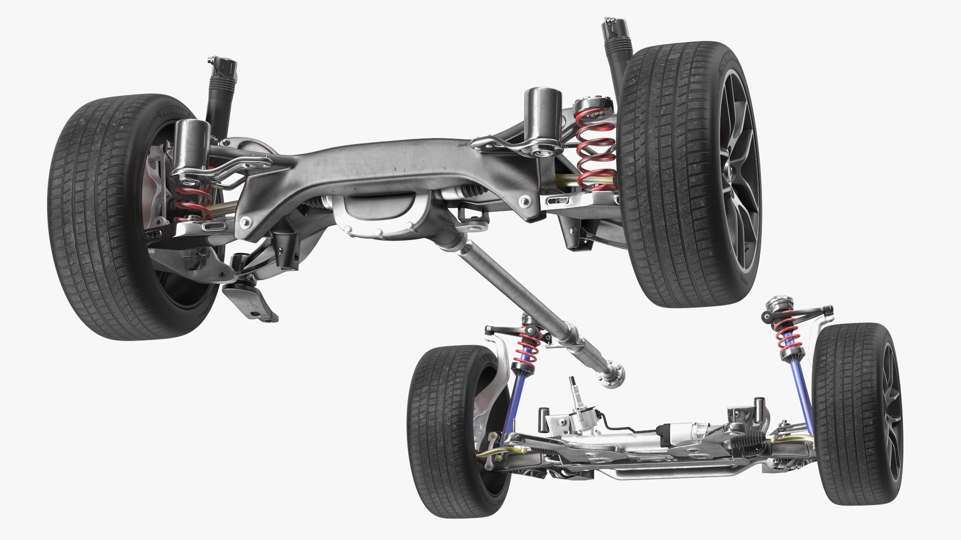 Automotive Suspension System 3D Model - TurboSquid 2204022