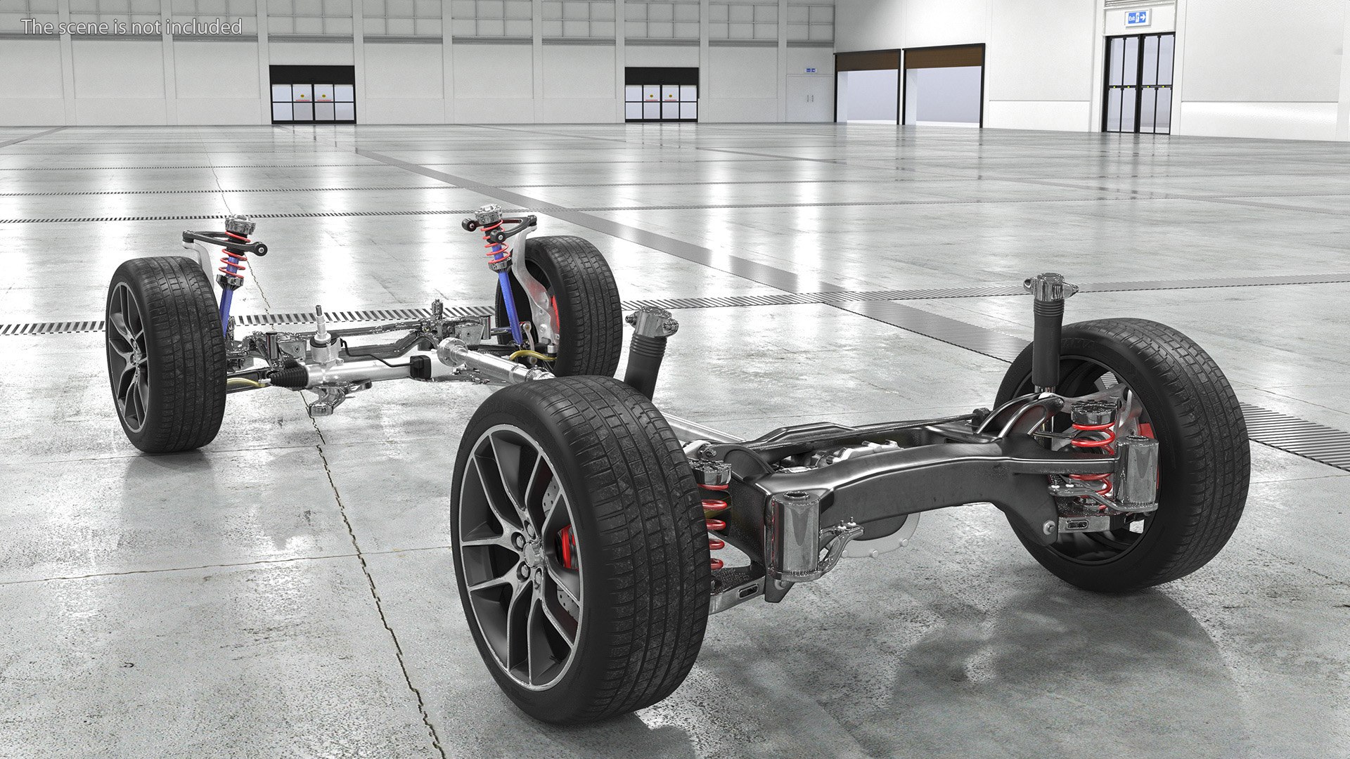 Automotive Suspension System 3D Model - TurboSquid 2204022
