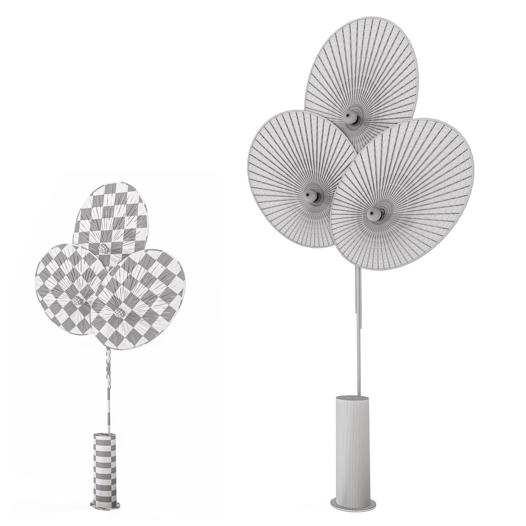 Floor Lamp UNFOLD 3D Model - TurboSquid 2170639