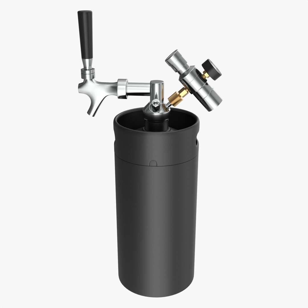 Pressurized Keg System 02 Model - TurboSquid 1935490