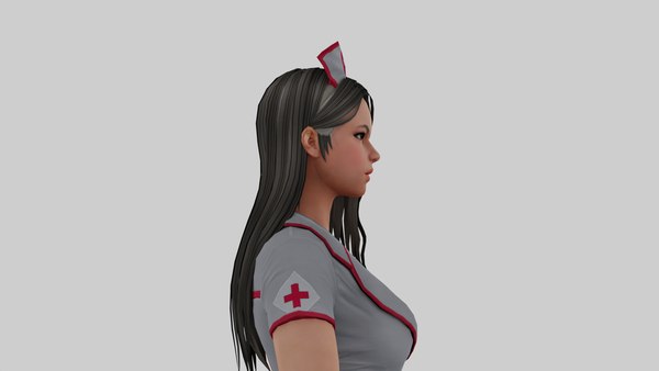 3D Nurse Veron - TurboSquid 2027864
