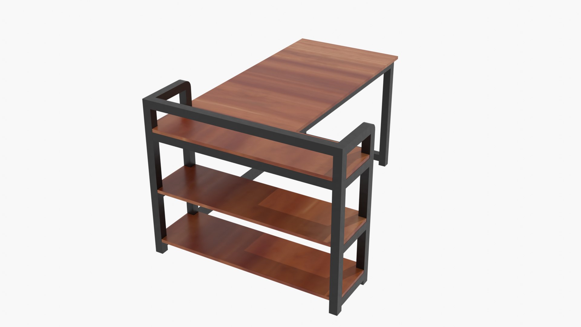 L Shaped Table 3D Model - TurboSquid 2357858