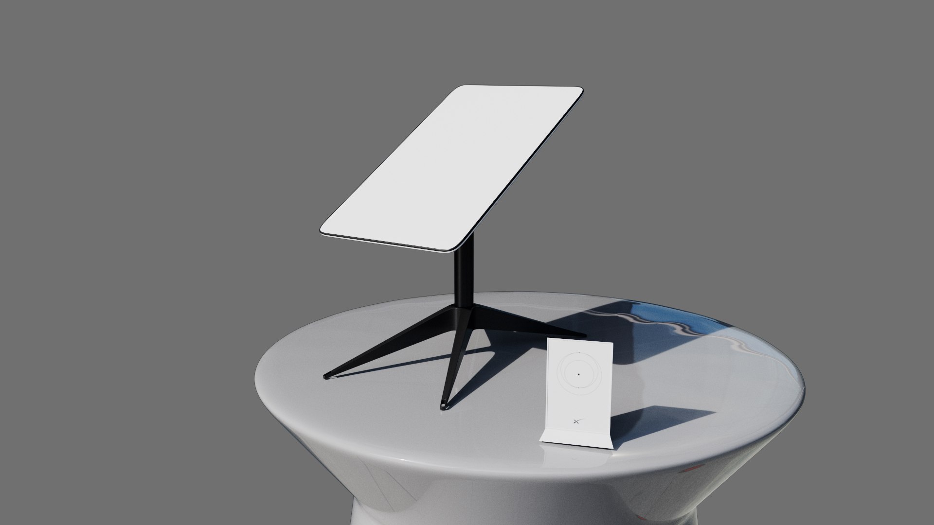 Starlink Dish And Router Low-poly 3D Model Model - TurboSquid 2254919