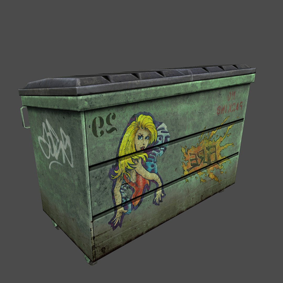 Dumpster Dump 3d Model