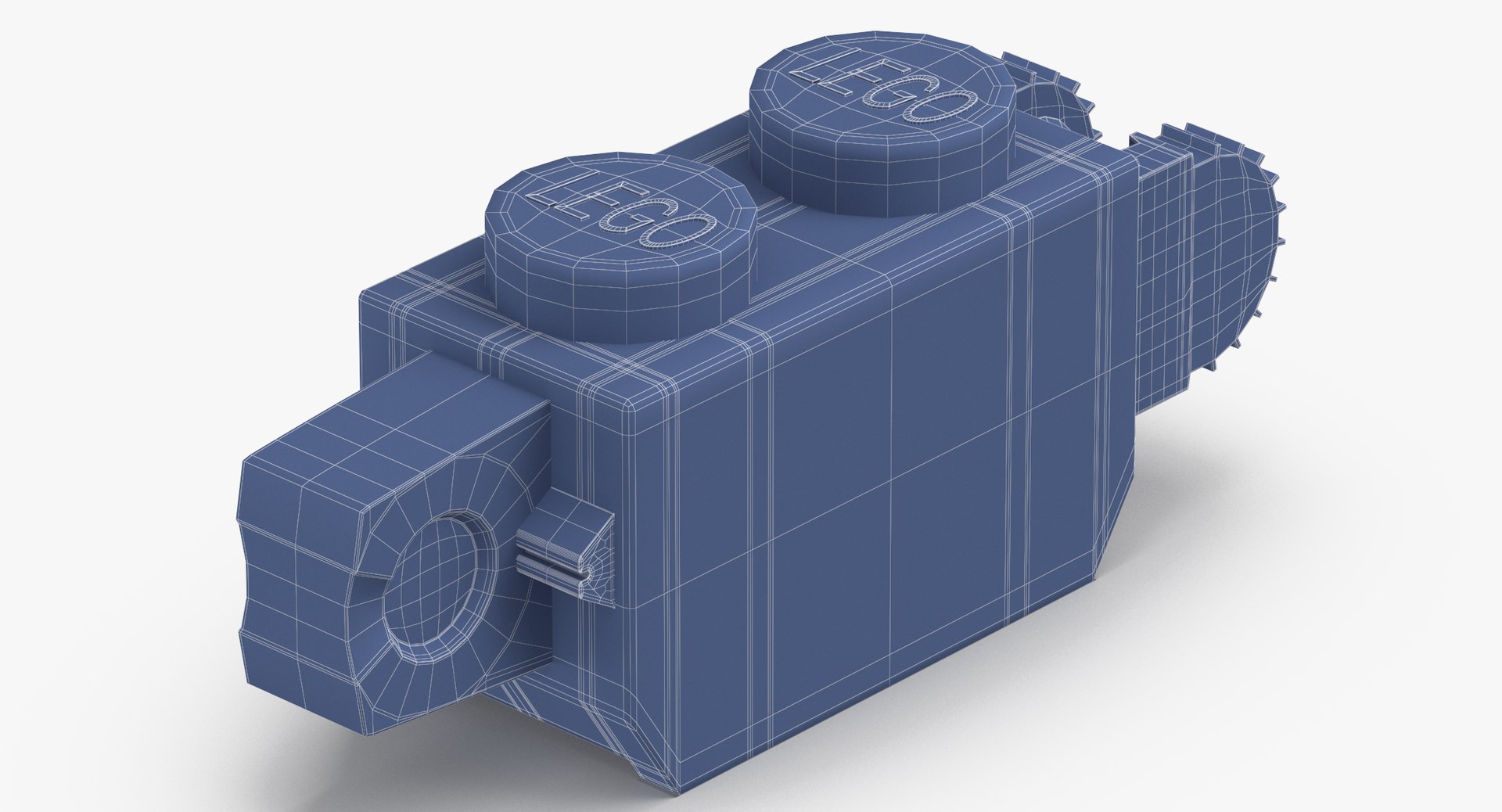 Lego Brick 1x2 Click Model - TurboSquid 1409392